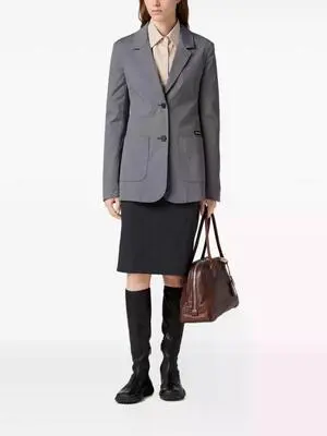 Miu Miu Washed Stretch Poplin Jacket