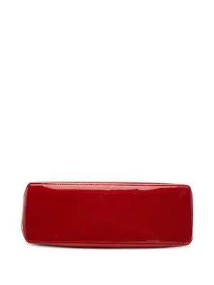 LOUIS VUITTON Monogram Vernis Wilshire Pm Handbag - Red