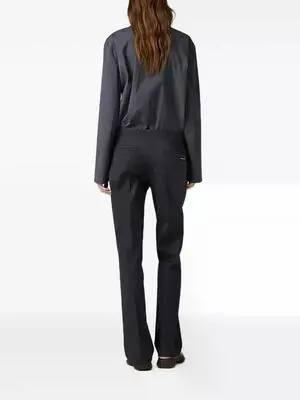 Miu Miu Stretch Poplin Tailored Pants