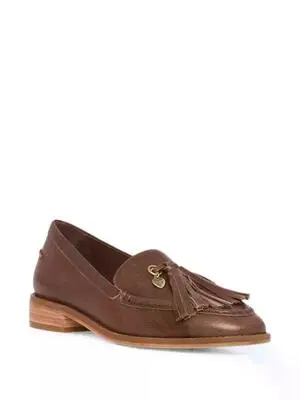 Cinq À Sept Remi Tassel Leather Loafers - Brown