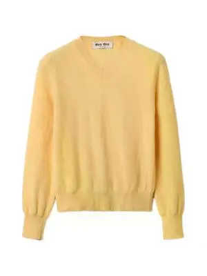 Miu Miu V-neck Wool Cardigan