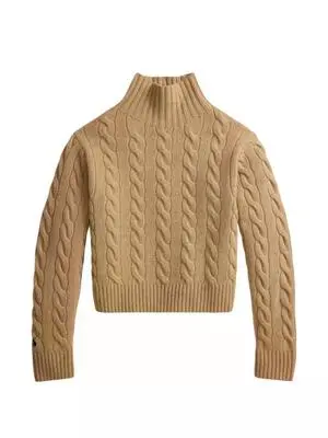 Polo Ralph Lauren Cable Knit High-neck Sweater