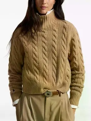 Polo Ralph Lauren Cable Knit High-neck Sweater
