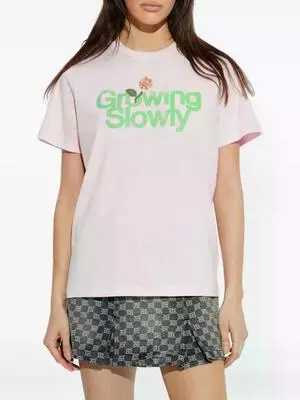 GANNI Graphic-print T-shirt