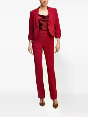 Cinq À Sept Khloe Ruched-sleeve Blazer