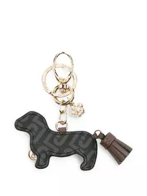 Liu Jo Logo-pattern Keyring - Brown