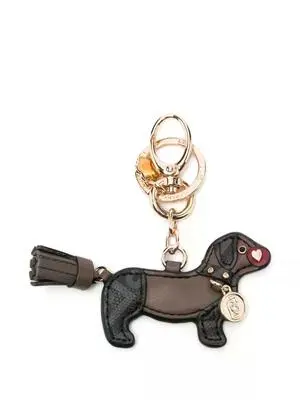 Liu Jo Logo-pattern Keyring - Brown