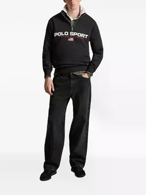 Polo Ralph Lauren Logo-print Sweatshirt - Black