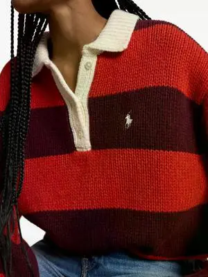 Polo Ralph Lauren Striped Rugby Polo Sweater