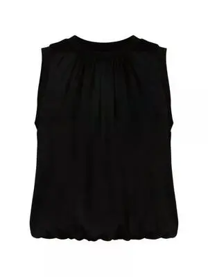 Cinq À Sept Peia Blouse With Ribbed Trim
