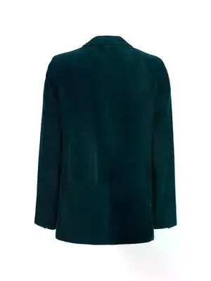 FORTE_FORTE Corduroy-effect Single-breasted Blazer