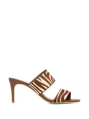 Cinq À Sept Zebra-print Haircalf Stiletto Sandals