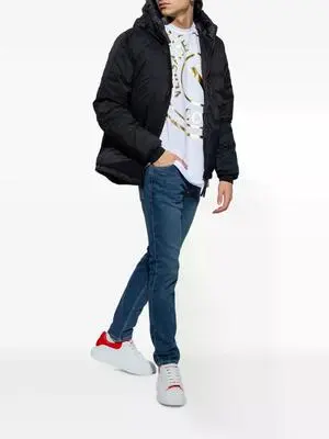 Canada Goose Logo Patch Hooded Jacket
