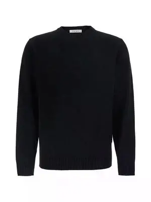 KANGRA Ribbed-trim Crew-neck Sweater - Black