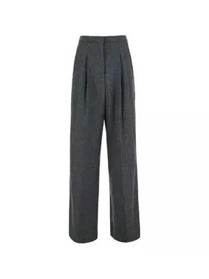 PT TORINO Check Pleated Trousers