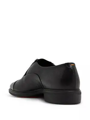 Santoni Cap-toe Leather Oxford Shoes