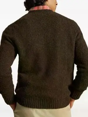 Polo Ralph Lauren Logo Intarsia Crew Neck Sweater