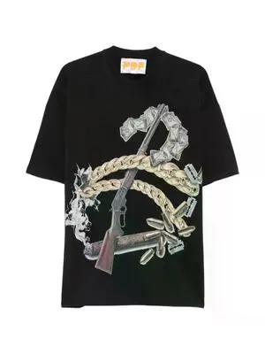 PDF Graphic-print T-shirt - Black
