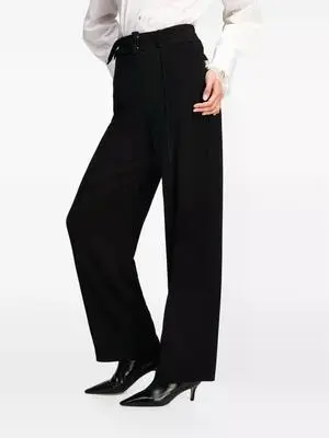 Cinq À Sept Maelor Double-belted Trousers - Black