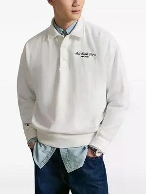 Polo Ralph Lauren Logo-print Polo-collar Polo Shirt - White