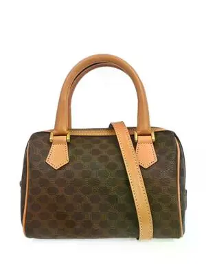 Celine 1990-2000s Macadam Two-way Handbag - Brown