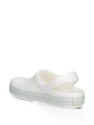 CROCS Perforated Slingback Clogs - White