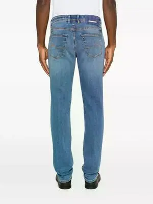Jacob Cohen Bard Contrast-stitching Slim-fit Jeans