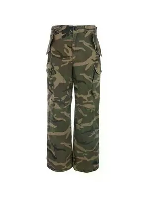 FOUND Camouflage Print Cargo Pants