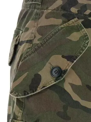 FOUND Camouflage Print Cargo Pants