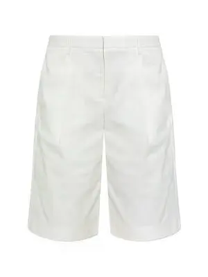 Matteau Pleated Cotton Chino Shorts