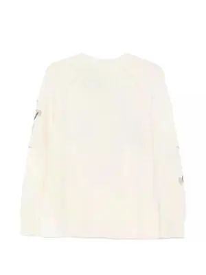 P.a.r.o.s.h Floral Embroidered Raglan Sleeve Sweater