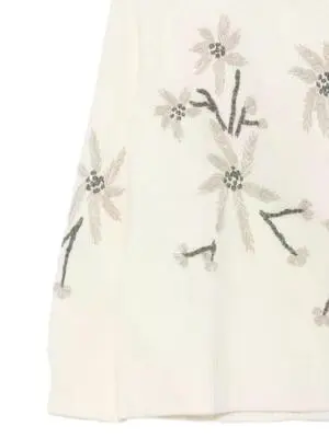 P.a.r.o.s.h Floral Embroidered Raglan Sleeve Sweater
