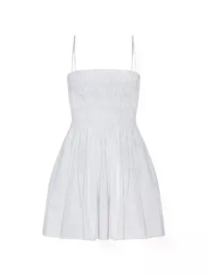 Matteau Shirred-bodice Mini Dress