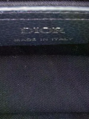 Dior Oblique Canvas Saddle Buckle Messenger Bag