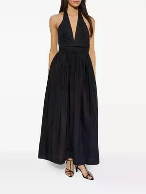 Matteau Plunge Halterneck Dress