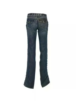 Liu Jo Whiskered Ruched Jeans