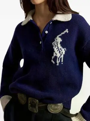 Polo Ralph Lauren Wool Knit Big Pony Sweater