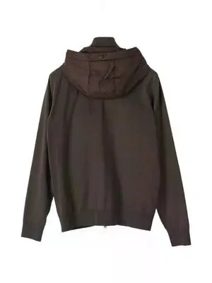 Herno Hooded Panelled Jacket - Brown