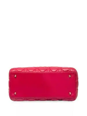 Dior 2014 Medium Lambskin Cannage Lady Satchel