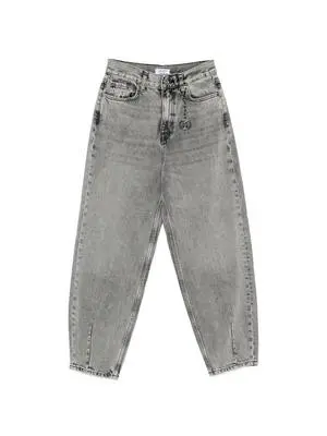 Liu Jo Acid Wash Logo Charm Jeans