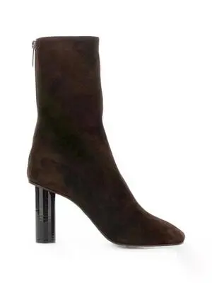 Paris Texas Alice Croc-effect Block-heel Ankle Boots
