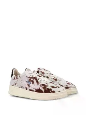 AUTRY Pony-hair Effect Sneakers - Neutrals