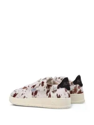 AUTRY Pony-hair Effect Sneakers - Neutrals