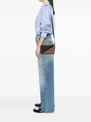 Fendi 2010-2026 Zucca Coated Canvas Diagonal Camera Bag Crossbody Bag