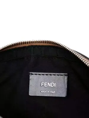 Fendi 2010-2026 Zucca Coated Canvas Diagonal Camera Bag Crossbody Bag