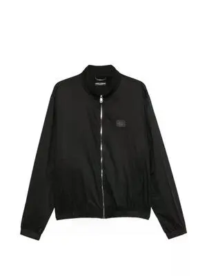 Dolce & Gabbana Logo Plaque Zip-up Jacket