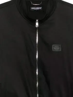 Dolce & Gabbana Logo Plaque Zip-up Jacket
