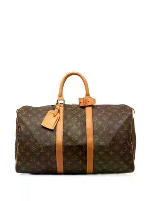 LOUIS VUITTON Monogram Canvas Keepall 45 Travel Bag