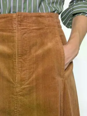 Polo Ralph Lauren Corduroy Flared Midi Skirt
