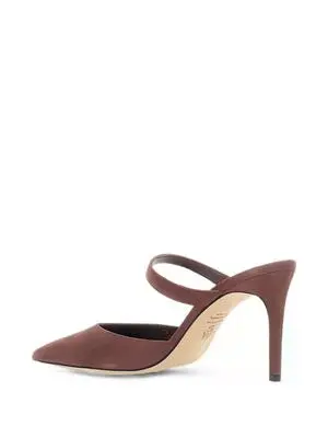 STUART WEITZMAN Pointed-toe Strap Heeled Mules